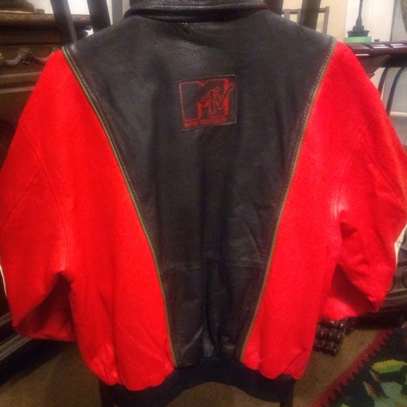 MTV | Jackets & Coats | 992 Mtv Leather Jacket | Poshmark